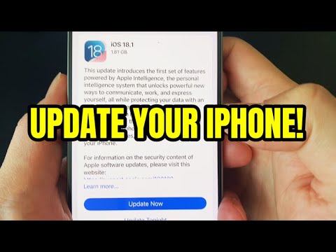 How to Software Update IPhone 16 Pro / Pro Max! (iOS 18.1 Apple ...