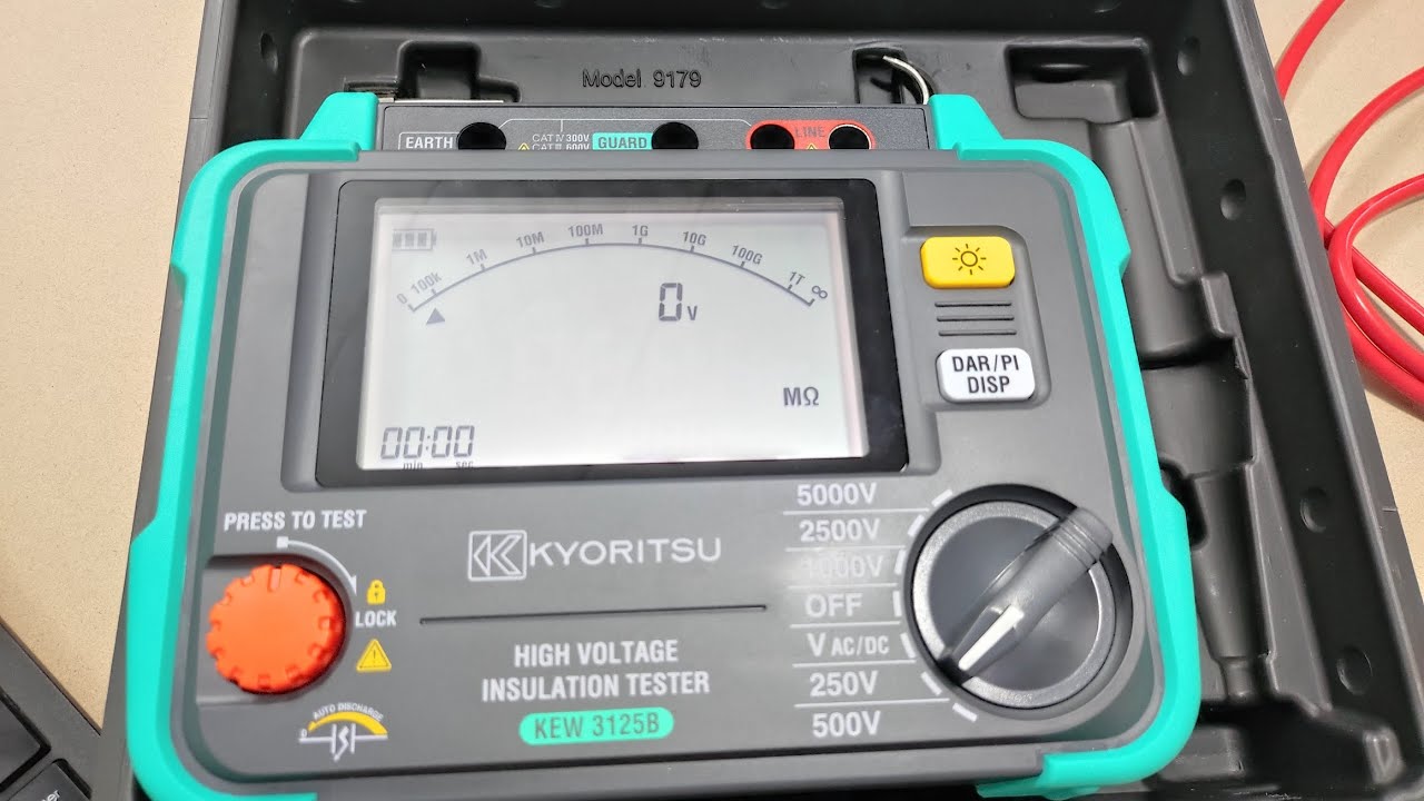 Kyoritsu 3125B Insulation Tester | Unboxing & In-Depth Technical Review ...
