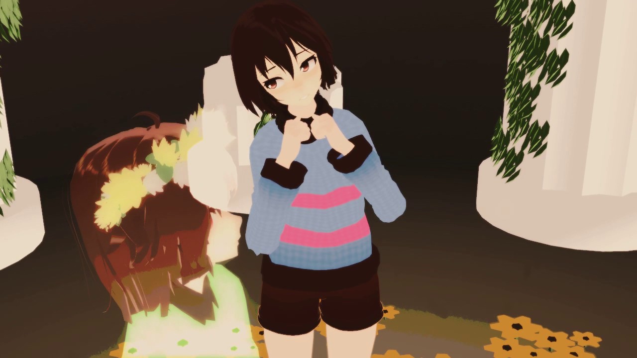 【MMD x Undertale】 Teddy Bear 【frisk x chara】 - YouTube