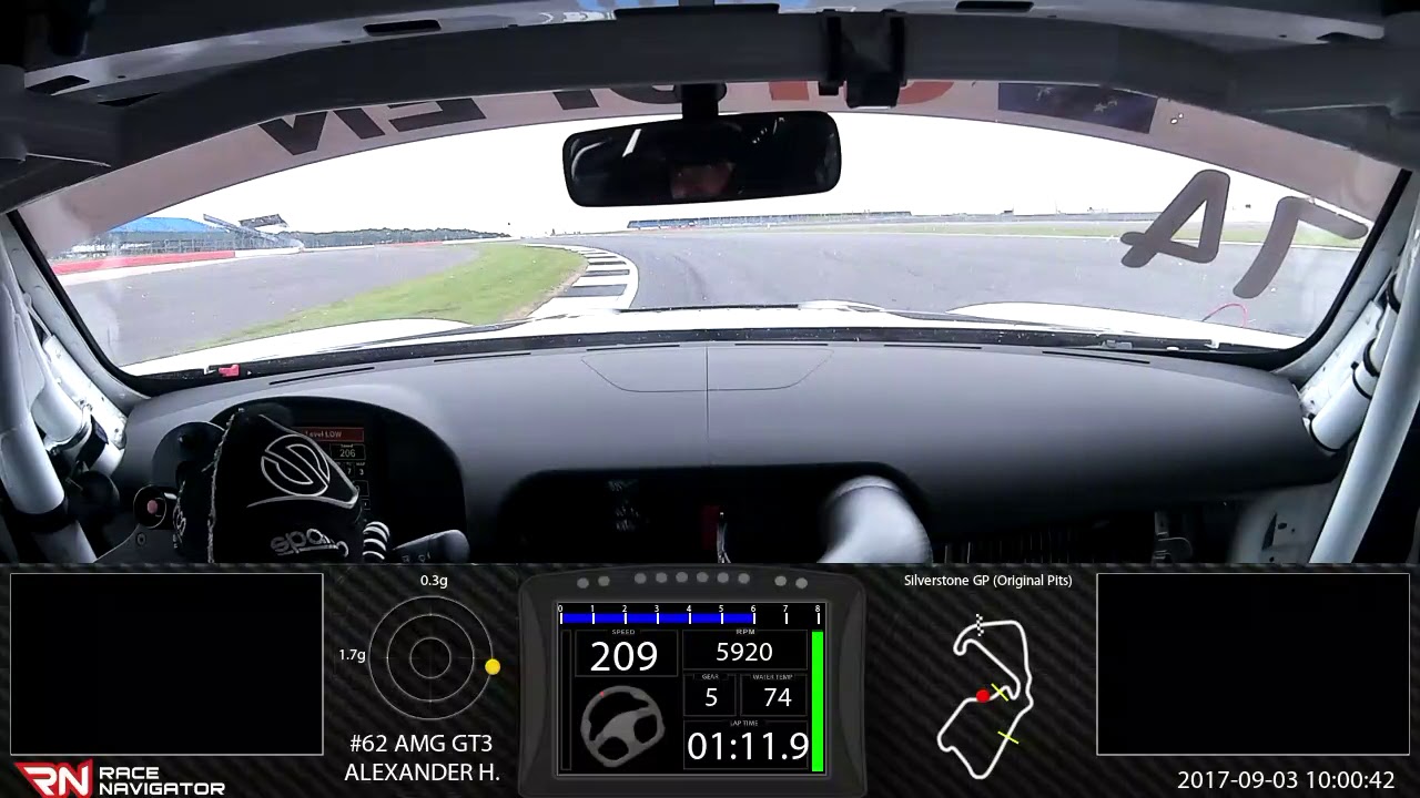 GT3 Silverstone Mercedes AMG GT3 1:59 Driver Martin KONRAD GT Open ...