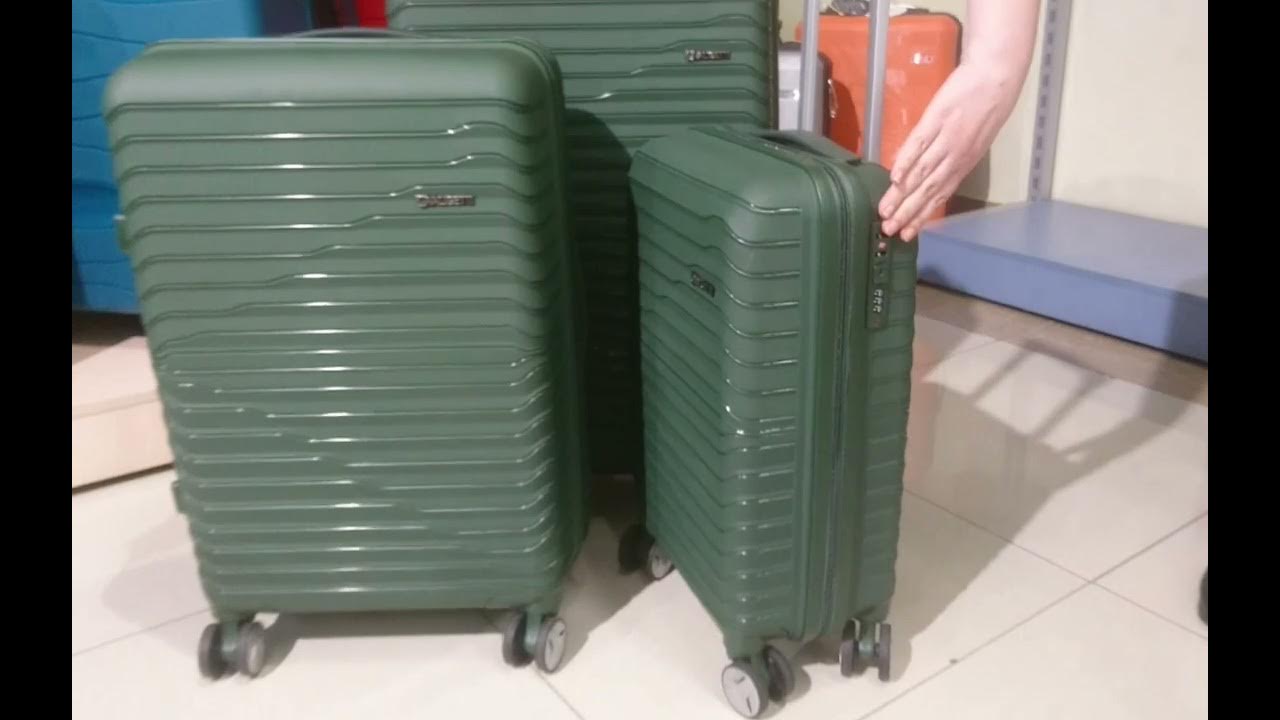 343-072-3-DGN чемоданы из полипропилена торговая марка Valigetti - YouTube