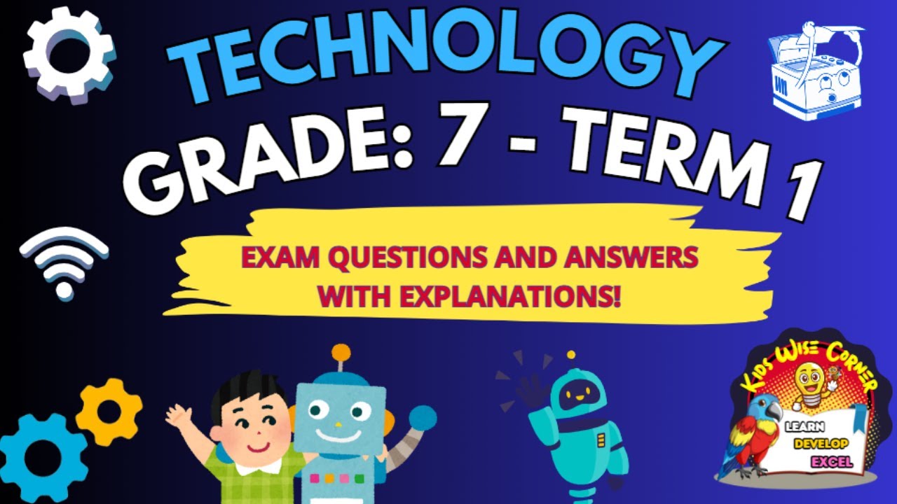 Grade 7 Term 1 | Technology Exam Questions & Answers - YouTube
