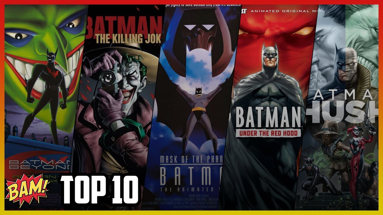 Top 10 BEST Animated Batman Movies (2022) - YouTube
