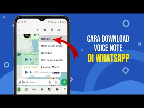 Cara Mendownload Voice Note Di WhatsApp - YouTube