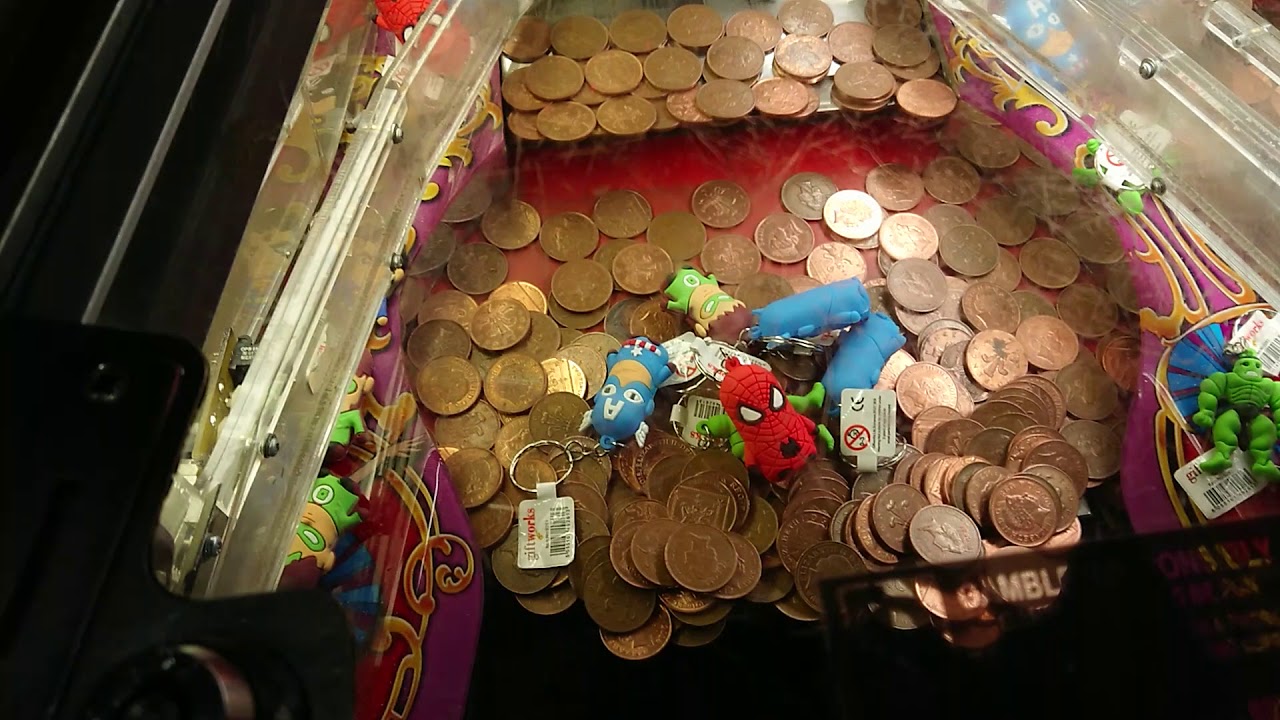 Hippodrome 2p Coin Pusher Game In The Arcades - YouTube