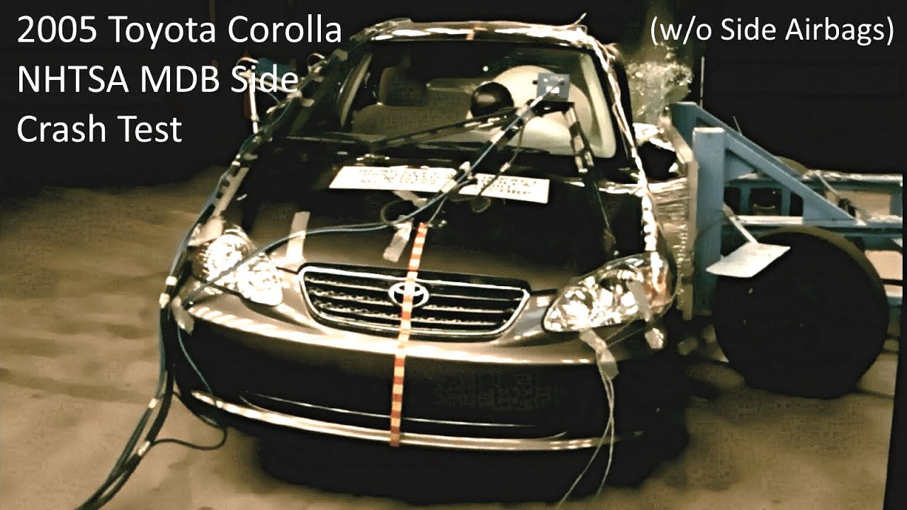 2005-2008 Toyota Corolla (w/o Side Airbags) NHTSA MDB Side Crash Test ...