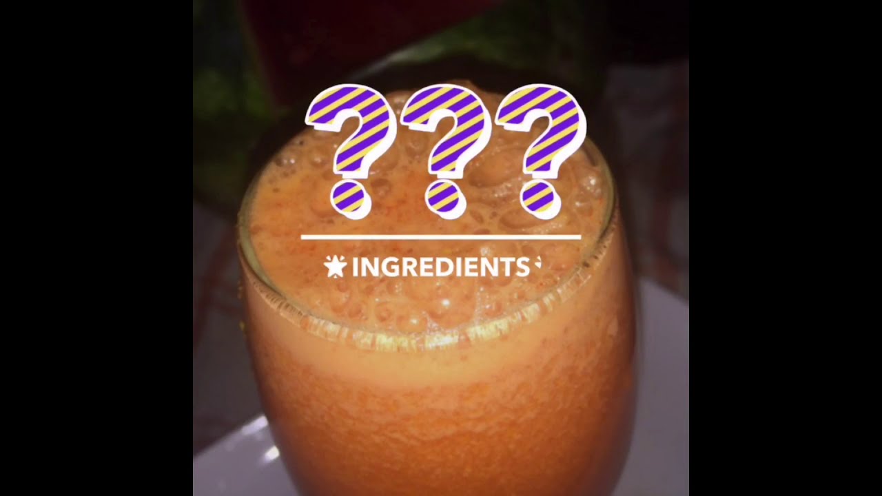 Ginger Saffron Watermelon Juice - YouTube