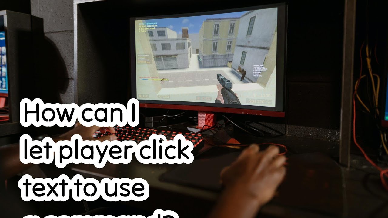 How can I let player click text to use a command? - YouTube