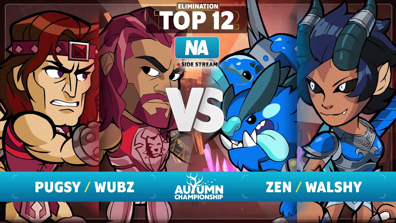 Zen & Walshy vs Pugsy & Wubz - Elimination Top 12 - Autumn Championship ...