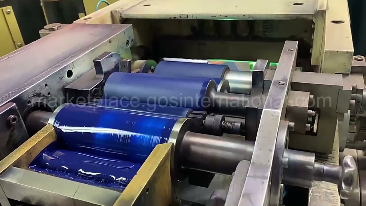 SKU 21026 - Polytype BDM 501 round cup printer - YouTube