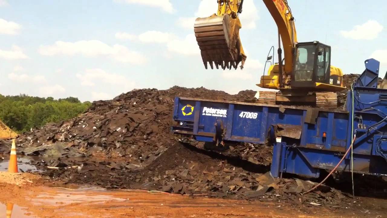 Beginning the Shingle Grinding Process - YouTube