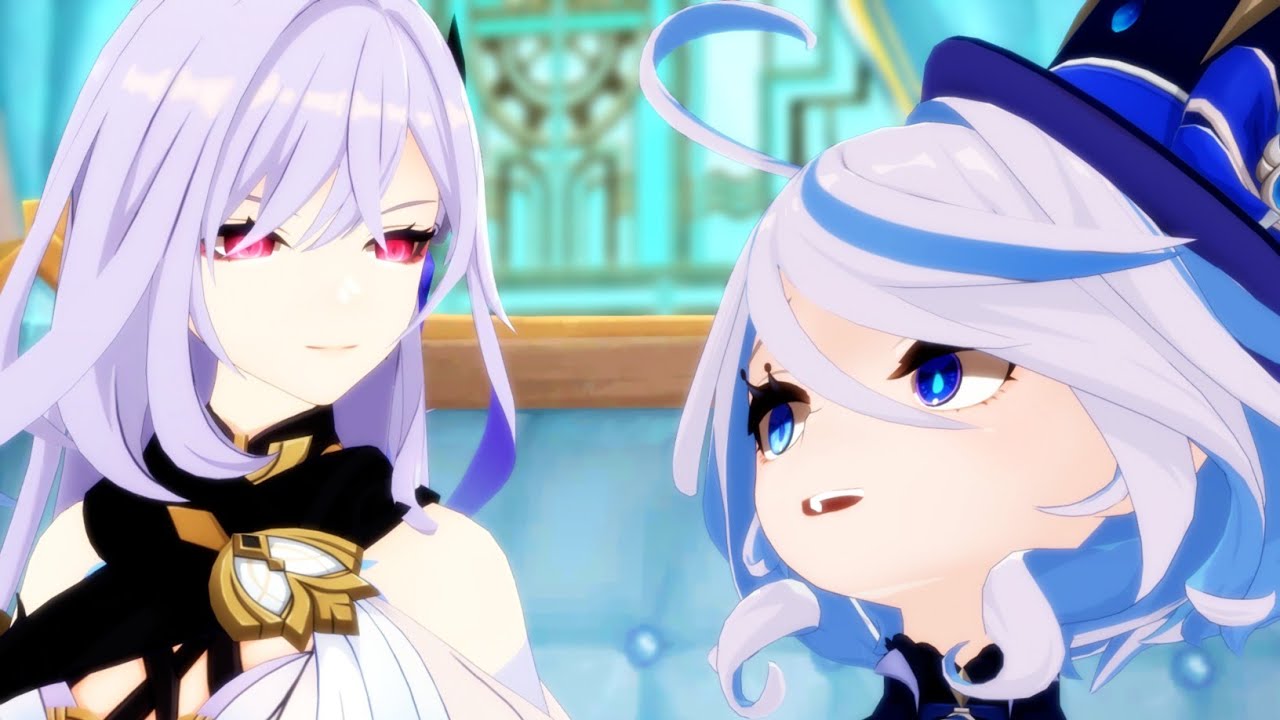 This is what happened when Furina invited Skirk - Genshin Impact ...