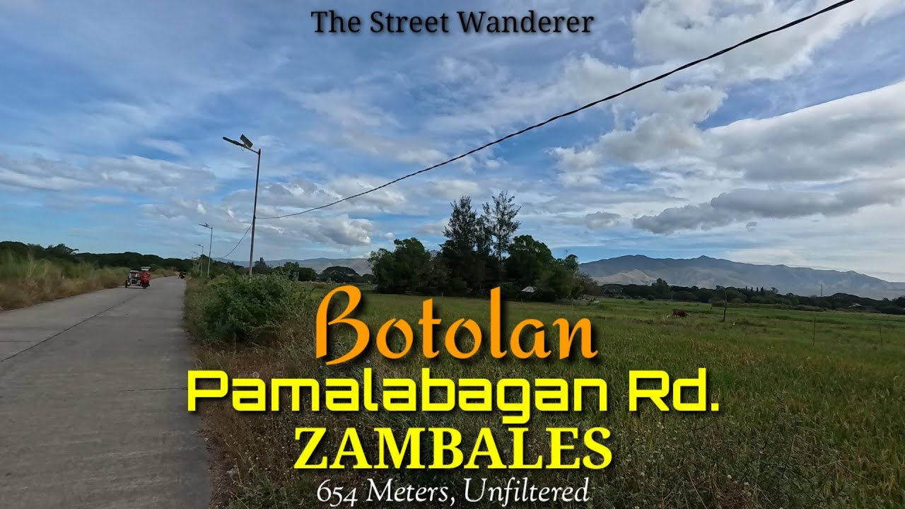 Journey to the farmland area along PAMALABAGAN ROAD in Botolan ...