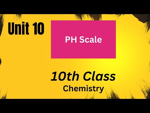 PH Scale - Chemistry 10th Class - Unit 10 - Long Question - YouTube