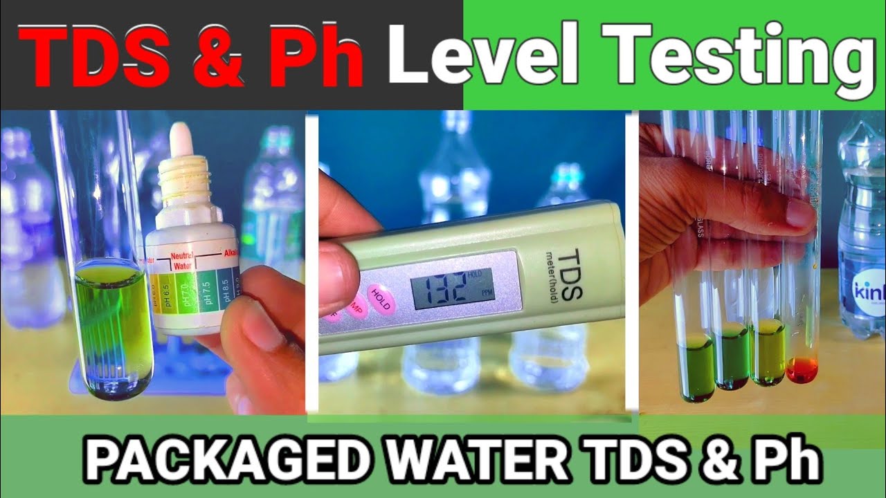 TDS & Ph level of drinking water || TDS of Water for drinking || Ph ...