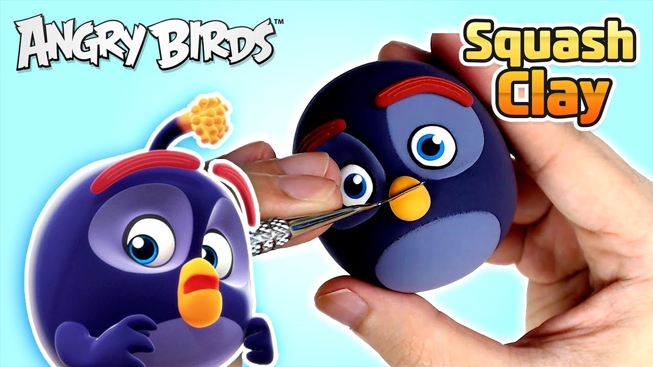 Squash Clay Makes Angry Birds BOMB YouTube Squash Clay Makes Angry Birds BOMB YouTube