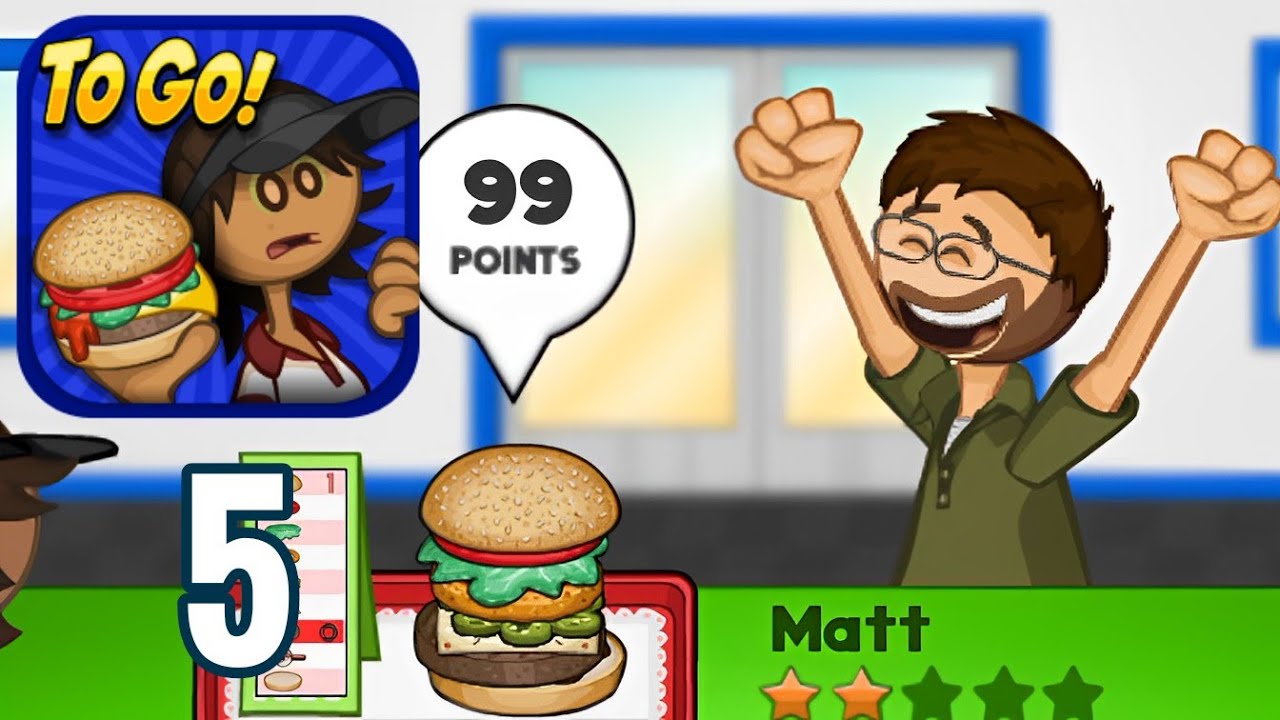 Papa's Burgeria To Go! - Gameplay Walkthrough Part 5 - Week 5 (Android ...