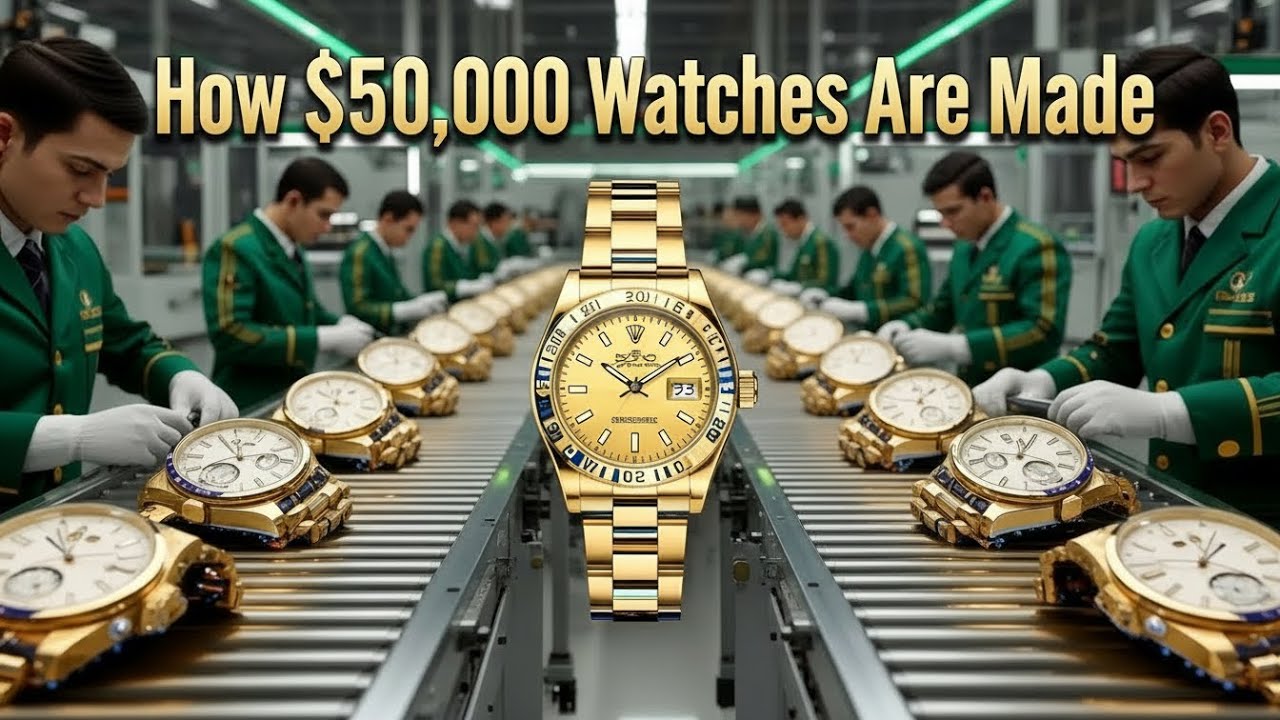 Inside Rolex’s Gold Factory – How $50,000 Watches Are Made - YouTube