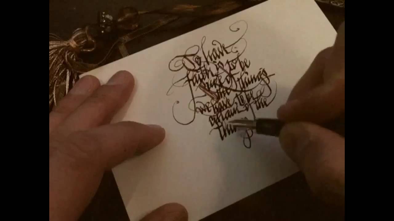 Calligraphy - YouTube