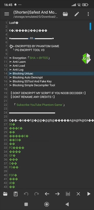 How to Decrypt Enc PhanTom GameID V3.0 | Game guardian Tutorial - YouTube