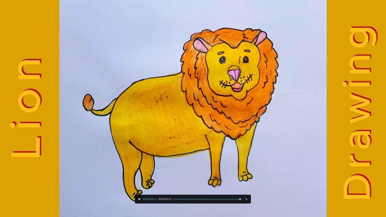 How to Draw a Lion Easy Step by Step | Lion Drawing - YouTube