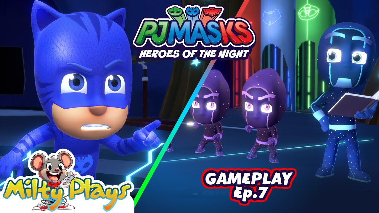 PJ Masks game | Night Ninja tries to steal the secrets of the PJ Masks ...