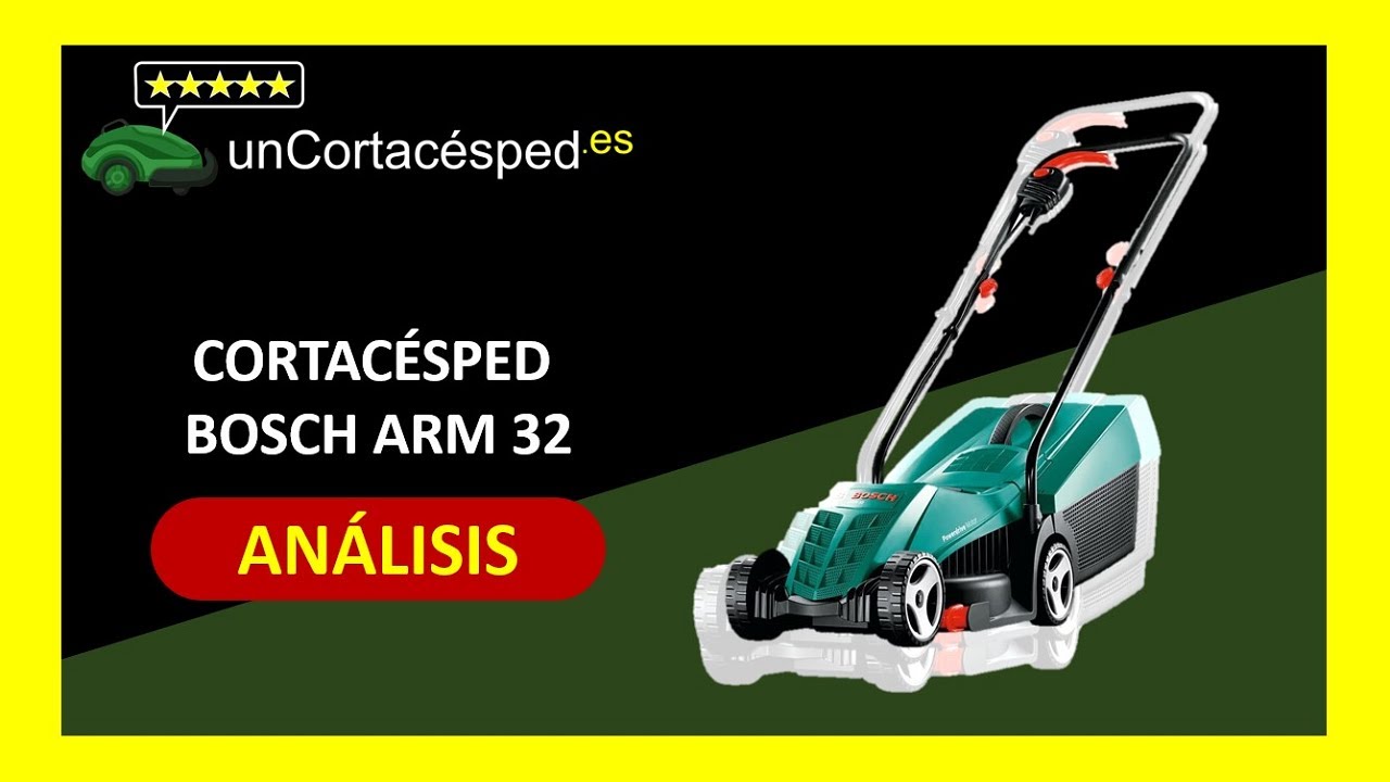 🌿 Bosch Arm 32 - El mejor cortacésped eléctrico - (Análisis completo en ...