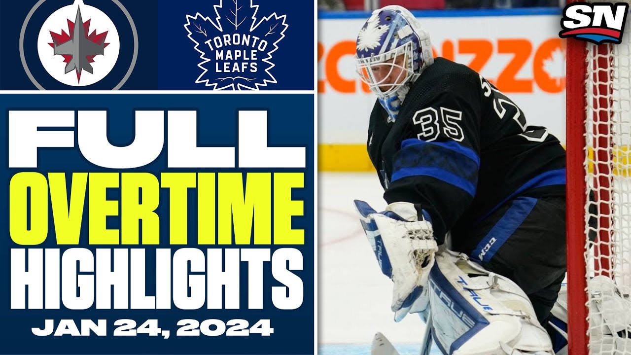 Winnipeg Jets at Toronto Maple Leafs | FULL Overtime Highlights ...