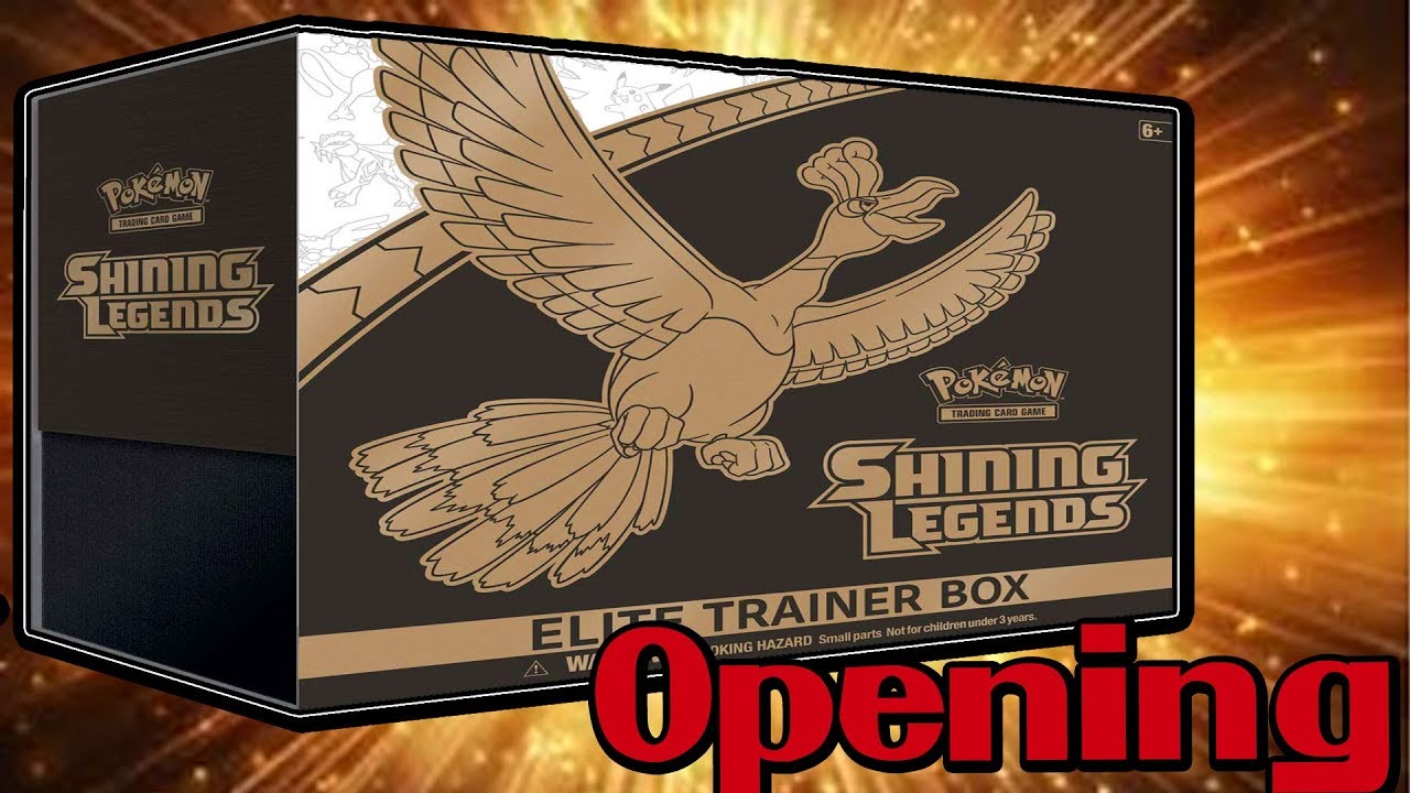 Pokémon Shining Legends Elite Trainer Box - YouTube