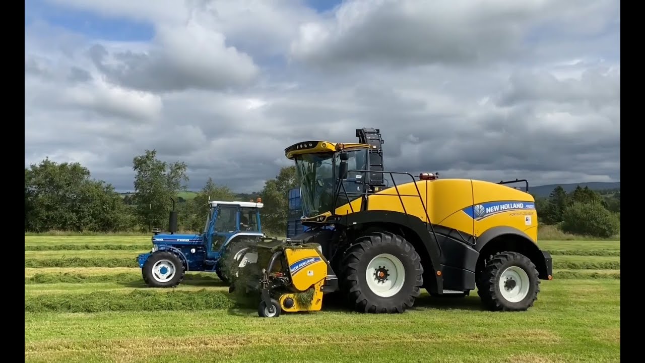 Cumbrian Silage 2023. First cut in the fells with NH FR550, classic ...