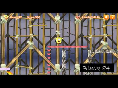 Spongebob Game Builder- very high jump - YouTube