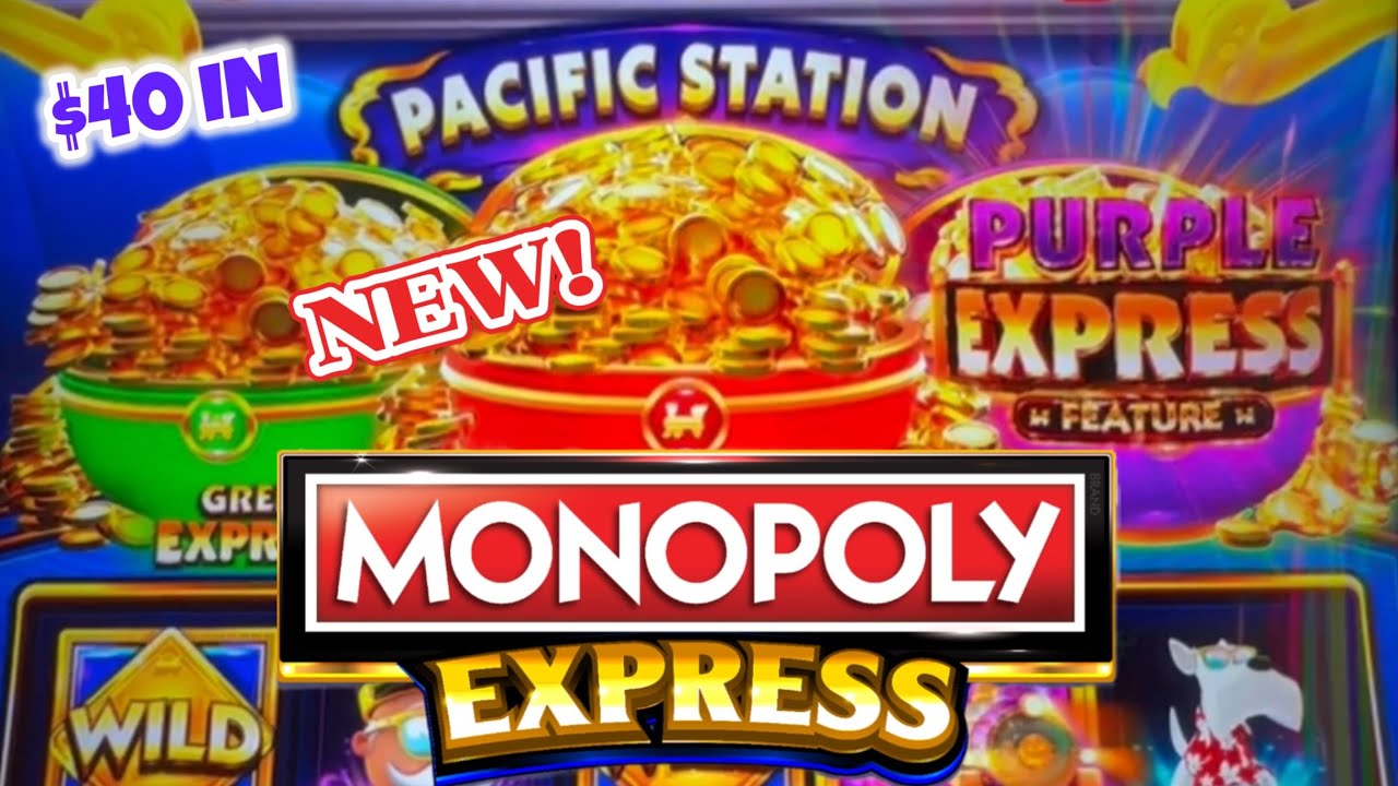 🚨NEW🚨 MONOPOLY EXPRESS slot machine and got the Purple Express bonus ...