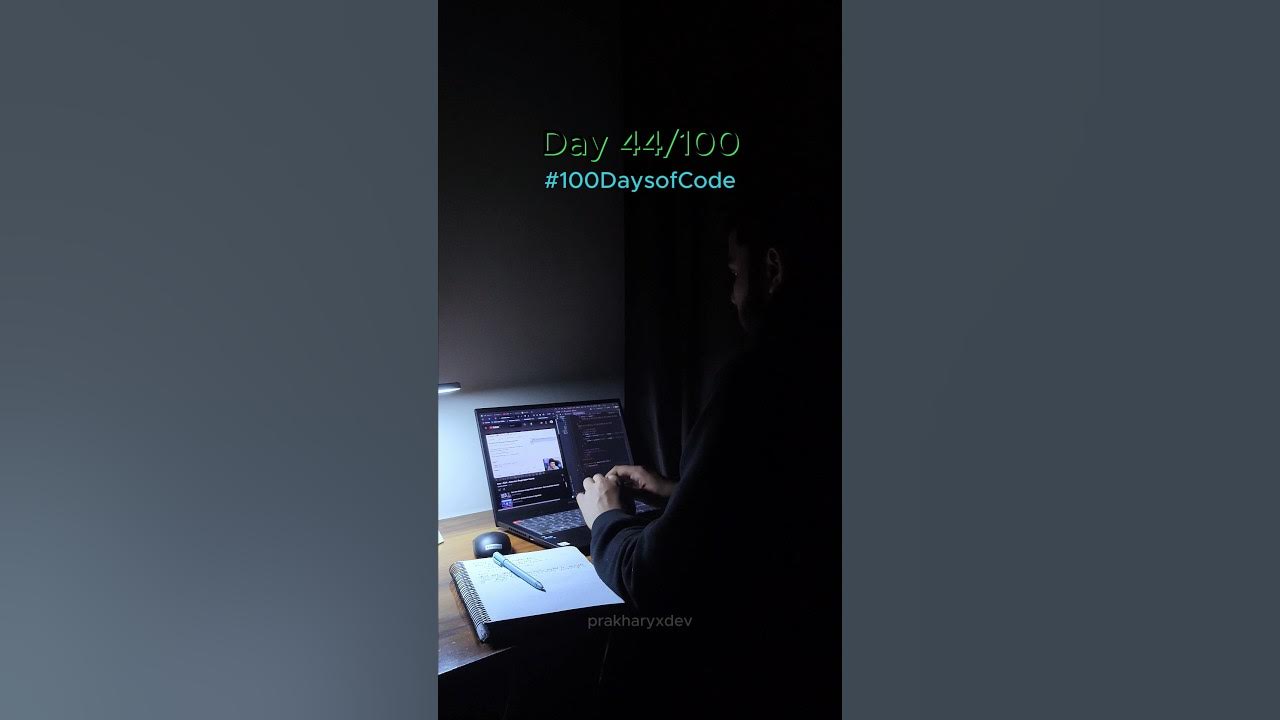 Day 44/100 of 100daysofcode #digitalcreator #techjourney #studywithme - YouTube