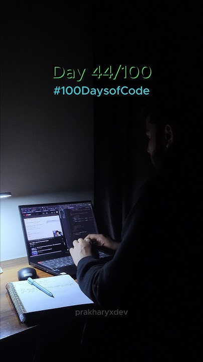 Day 44/100 of 100daysofcode #digitalcreator #techjourney #studywithme - YouTube