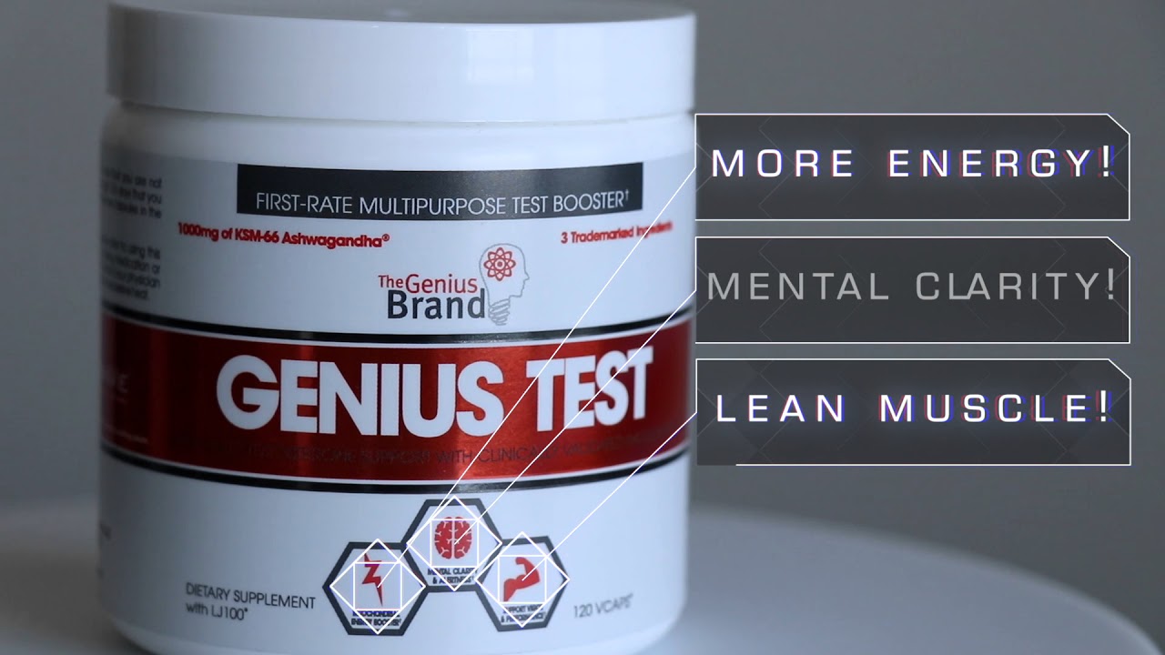 GENIUS TEST The Smart Testosterone Booster - YouTube