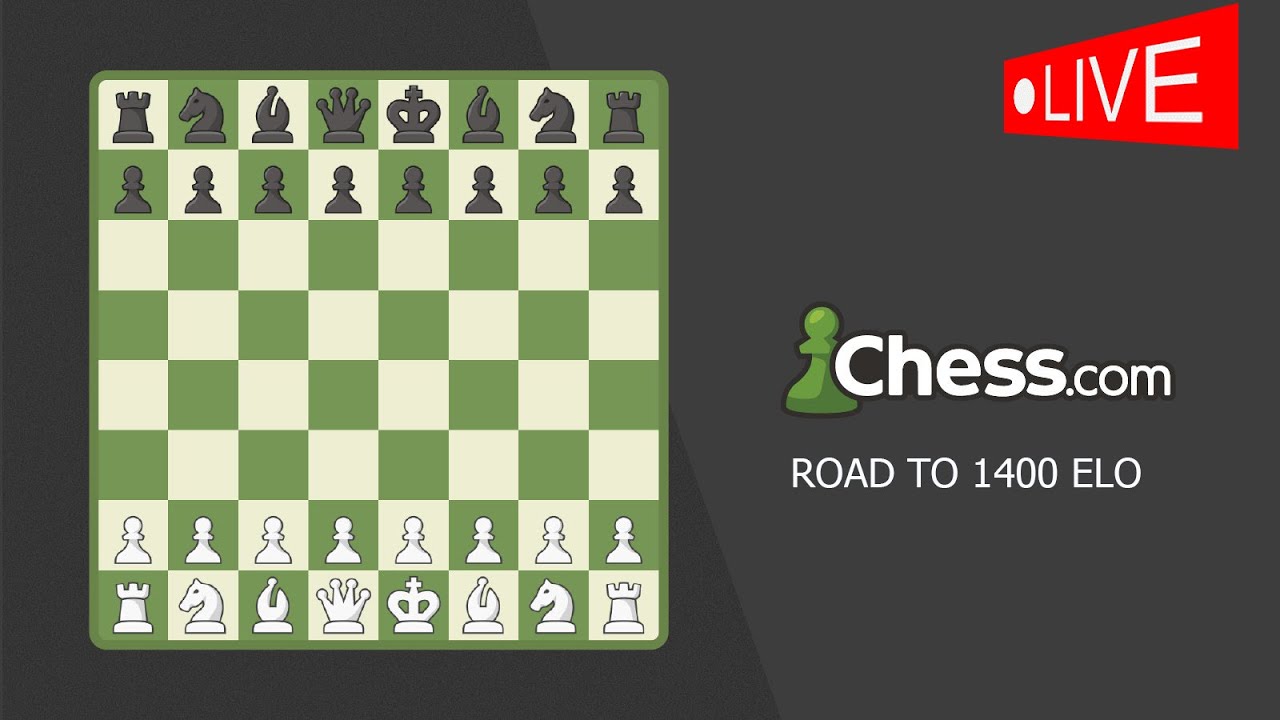 Chess road to 1400 ELO !! - YouTube