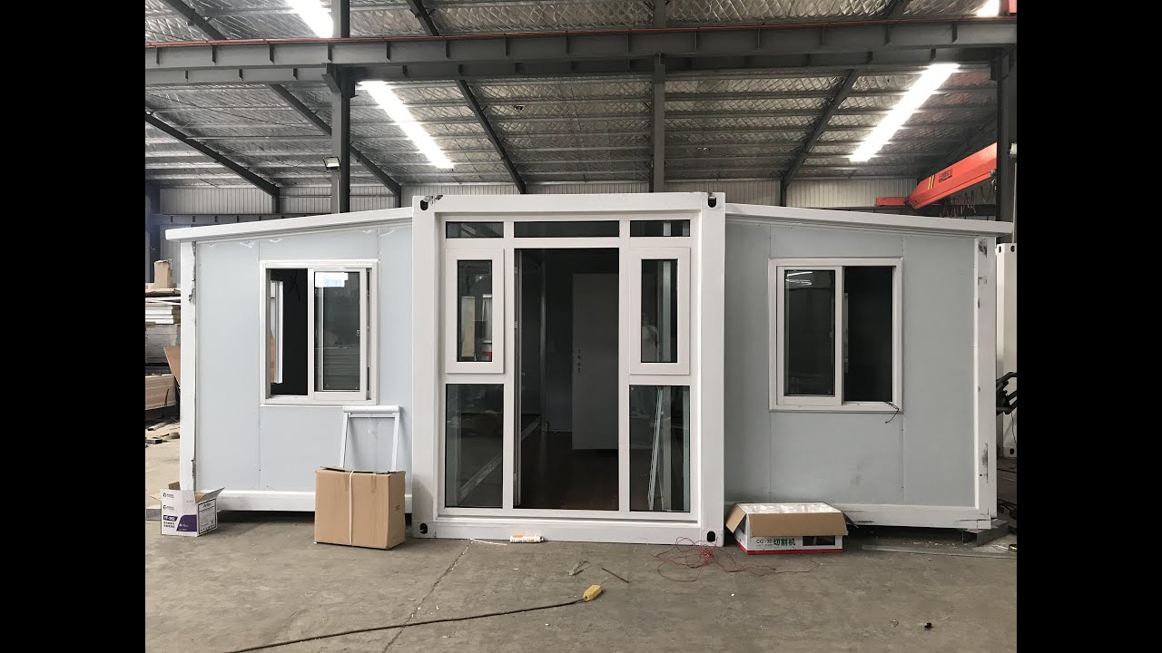 DFX fast build expandable container house - YouTube