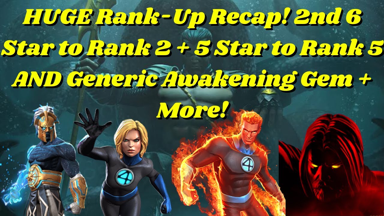 HUGE Rank-Up Recap! 2nd 6 Star to Rank 2 + 5 Star to Rank 5 AND Generic ...
