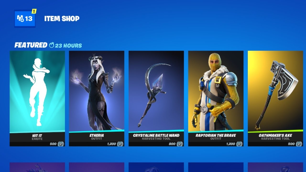 June 20, 2021 NEW FORTNITE ITEM SHOP!!! RAPTORIAN THE BRAVE!!! HIT IT ...