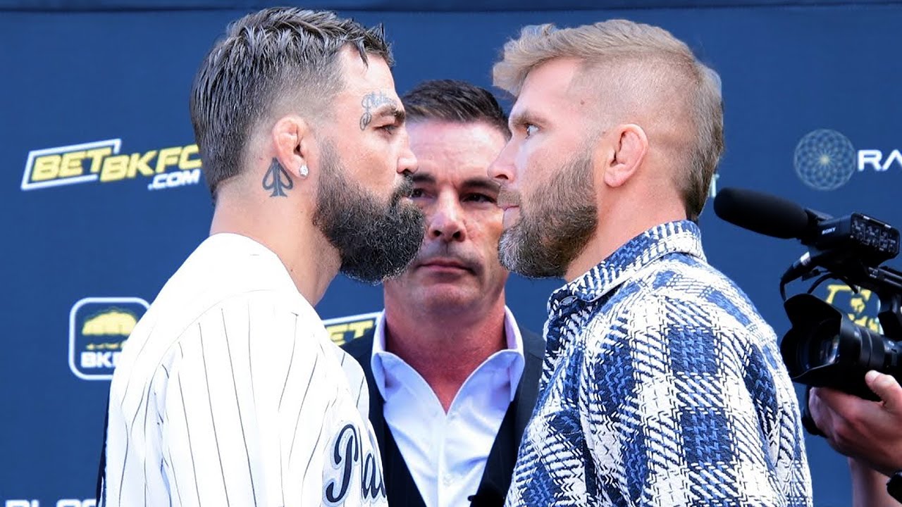 Mike Perry & Jeremy Stephens HAVE INTENSE FACE OFF at BKFC 82 Press ...