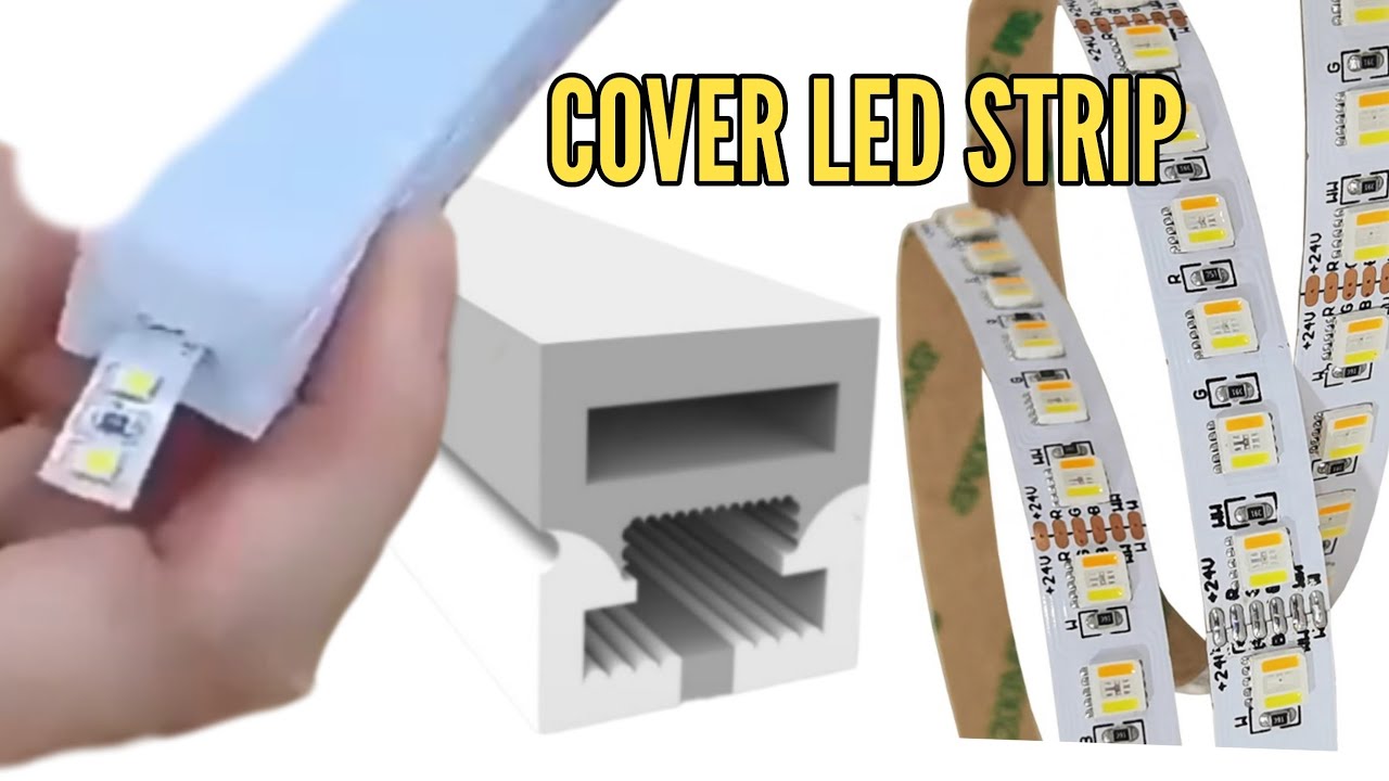 cover led strip plafon dan dinding - YouTube