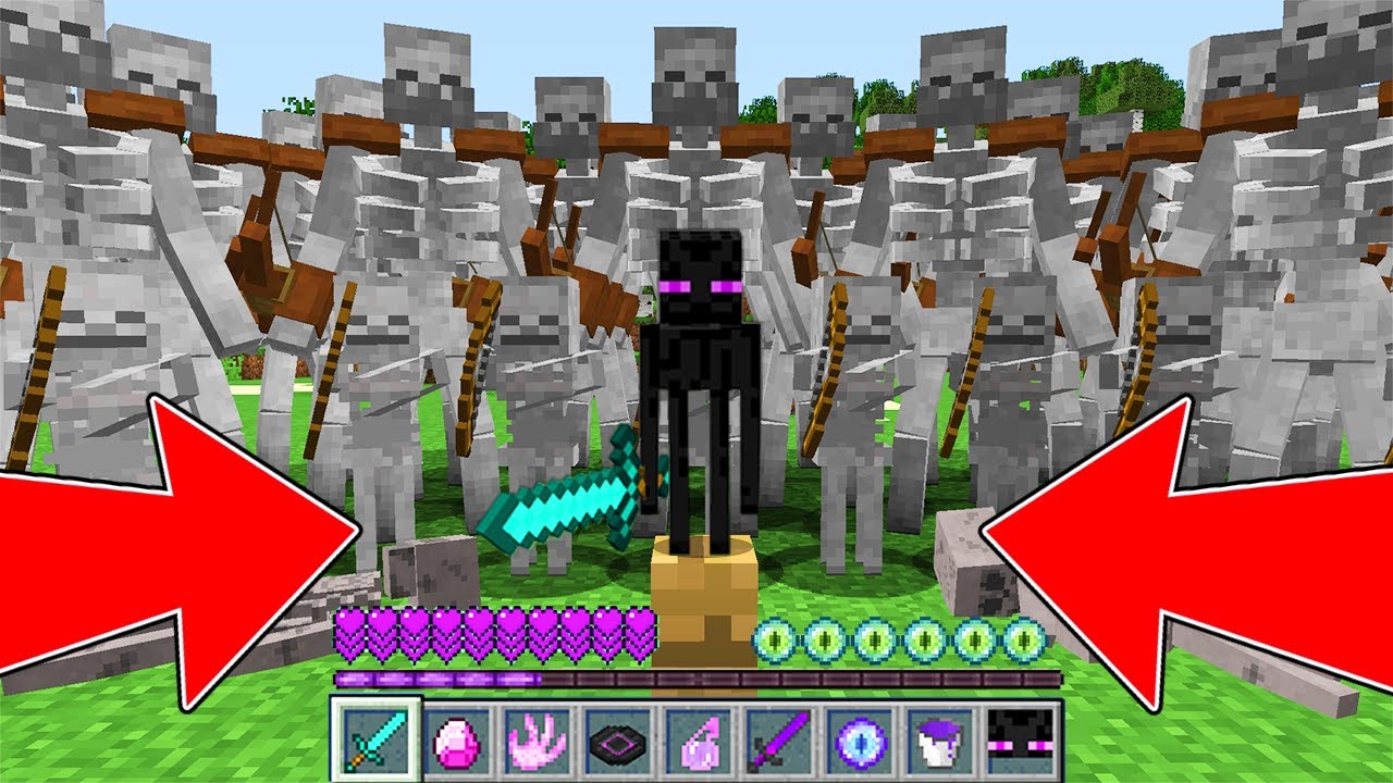 HOW To PLAY TINY ENDERMAN VS 1000000 SKELETONS ENDERMAN LIFE 1 how-to-play-tiny-enderman-vs-1000000-skeletons-enderman-life-1