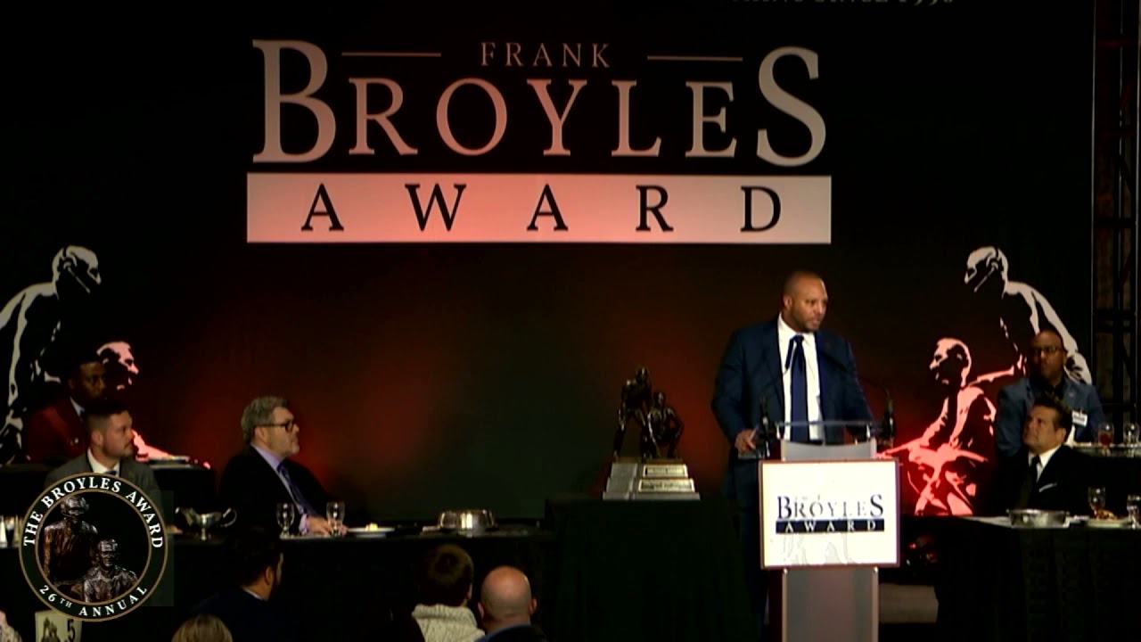 Broyles Award Finalist Michigan Offensive Coordinator Josh Gattis - YouTube