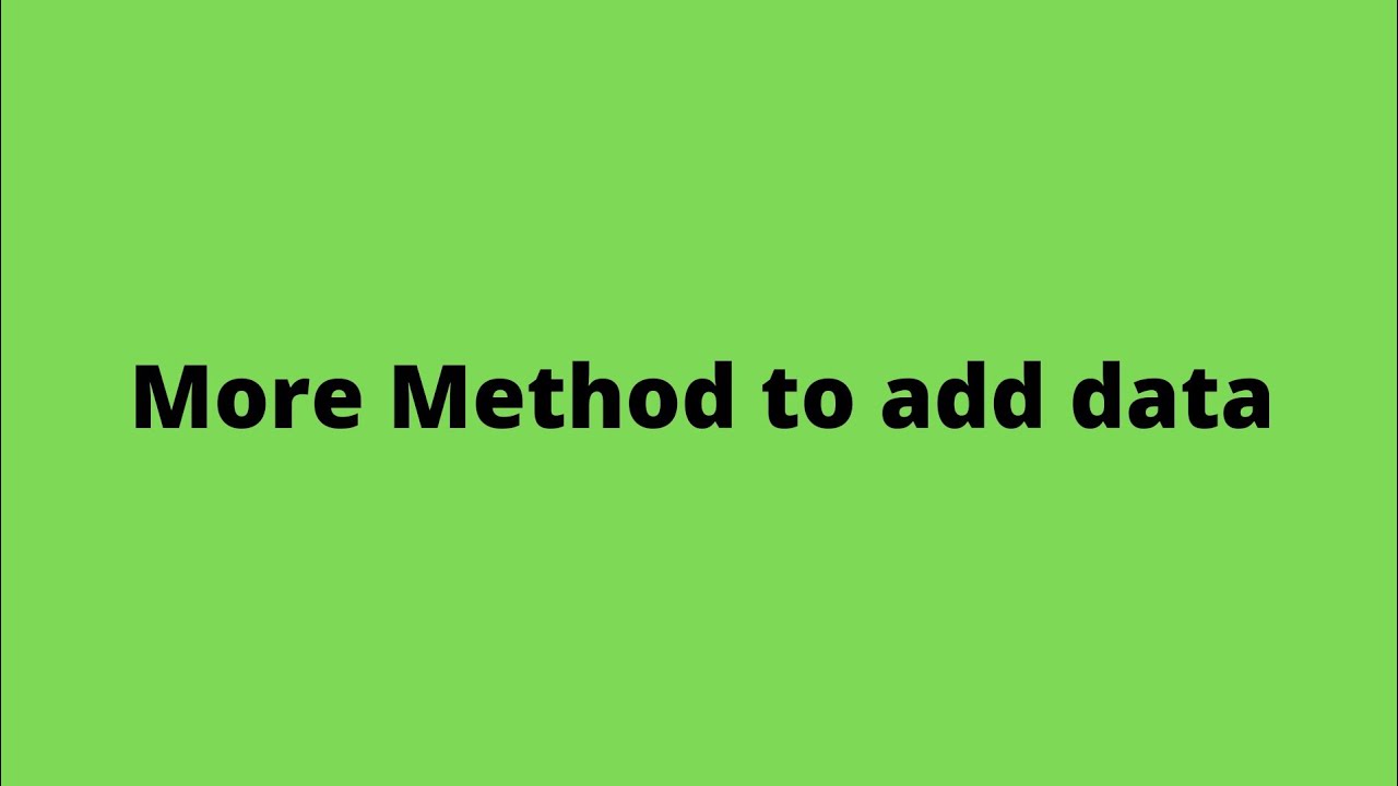 More Methods To Add Data Python Tutorial 69 Youtube 3155