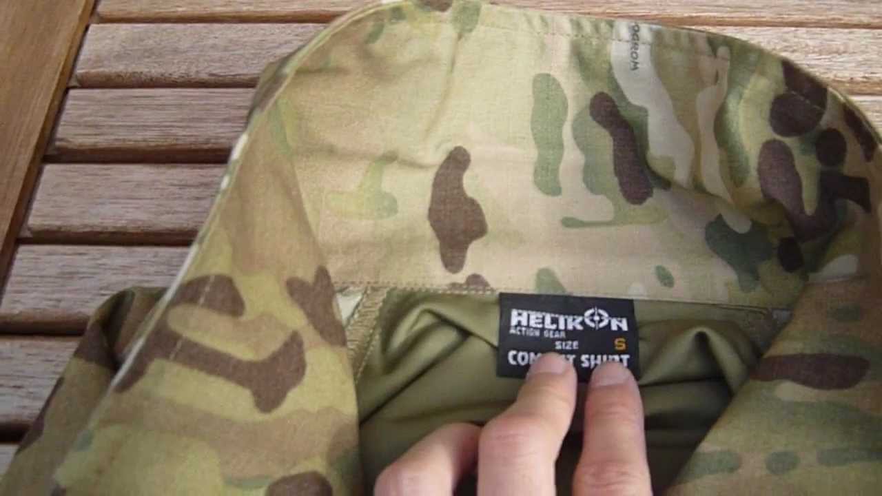 HELIKON MULTICAM COMBAT SHIRT REVIEW - YouTube