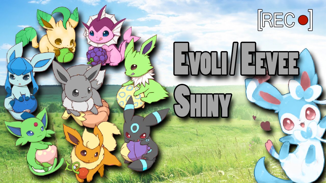 Live ! [XY] Evoli Shiny / Shiny Eevee - [Evolitions Nymphali/Sylveon ...