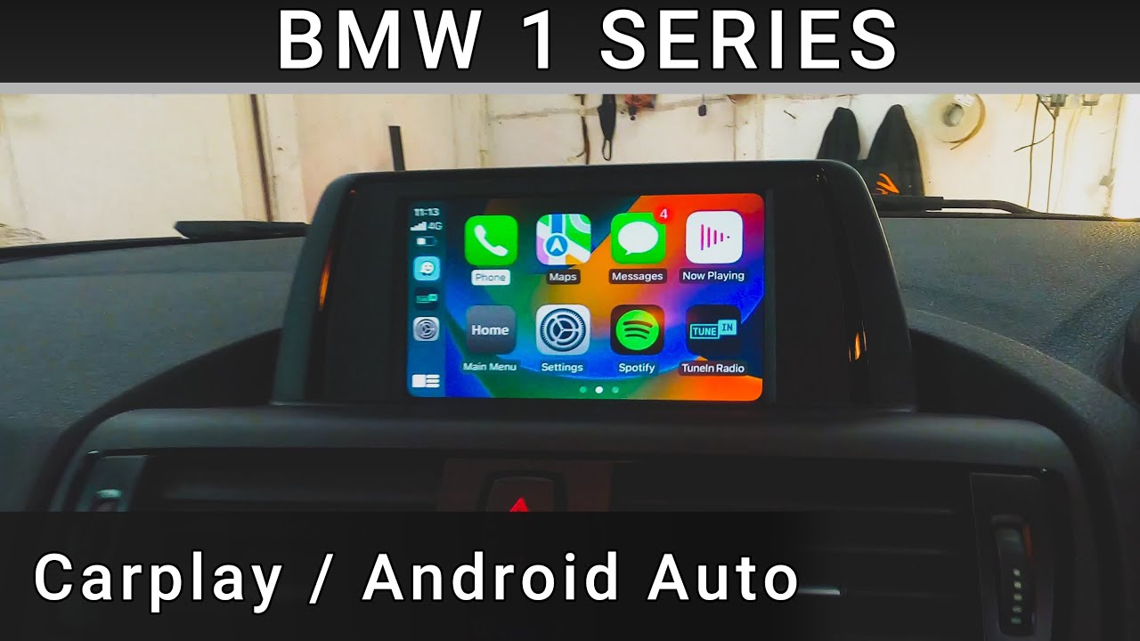 BMW 1 Series 2014 Factory Style Wireless Carplay and Android Auto on ...