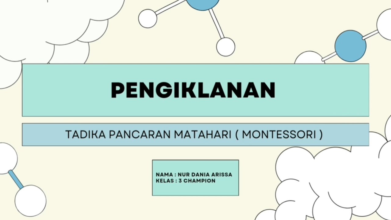 REKA BENTUK PENGIKLANAN|DANIA ARISSA - YouTube