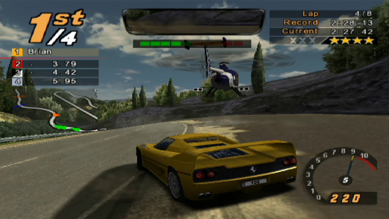 Need for Speed: Hot Pursuit 2, 8 Laps Ancient Ruins II - Ferrari F50 ...