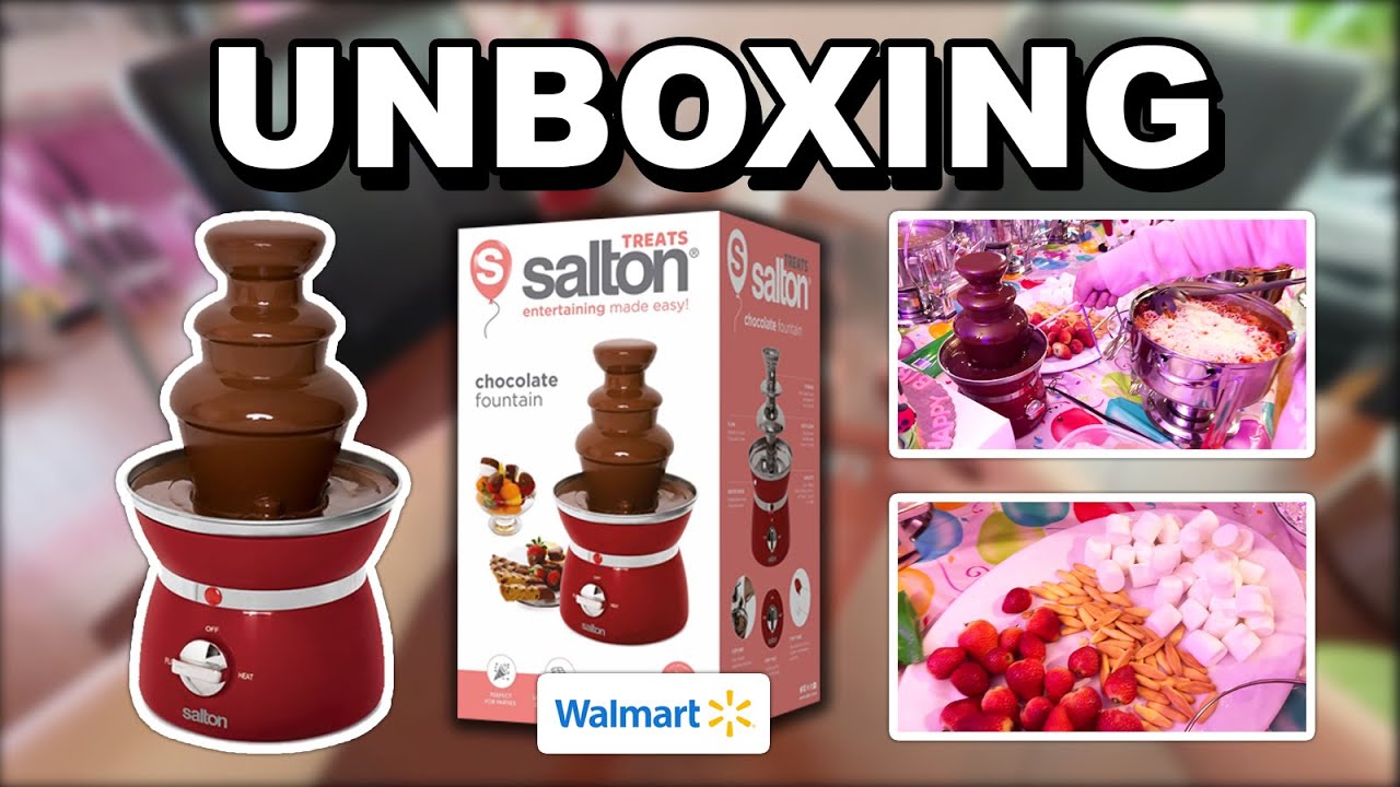 Salton Chocolate Fountain | UNBOXING - YouTube